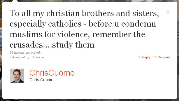 Chris Cuomo - Twitter | Chris Cuomo Fight | Mosque