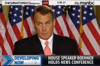 Plan B, Or Not Plan B: Boehner Pulls Out