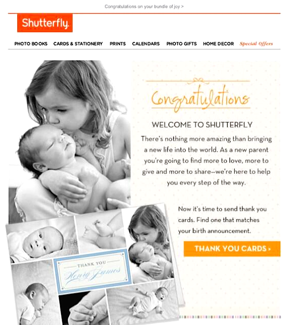 Shutterfly Just Accidentally Congratulated a Ton of People on Having a Baby