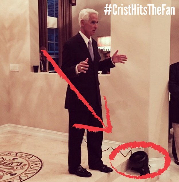 The Florida GOP Is Really Trying to Make Charlie Crist’s Fan a Thing