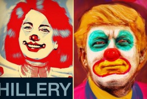 Artist Reimagines 2016 Presidential Candidates as Clowns, and It’s ...