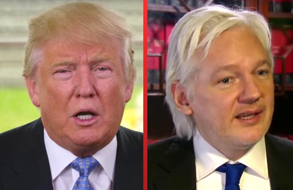 Hours After Mocking Intelligence Community, Trump Takes Assange’s Side ...