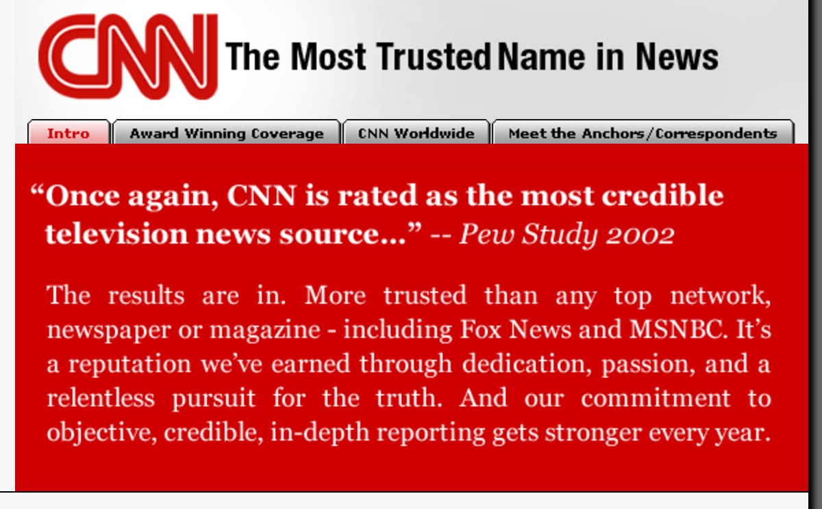 How Can CNN Possibly Claim It’s ‘The Most Trusted Name in News’?