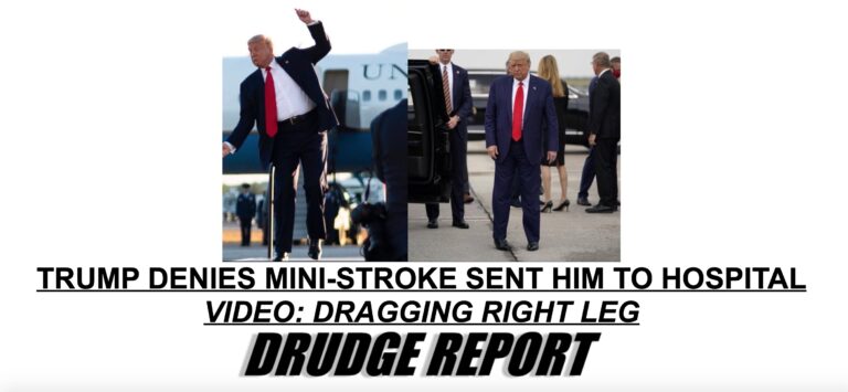 Matt Drudge Fuels Rumors Trump Had Stroke