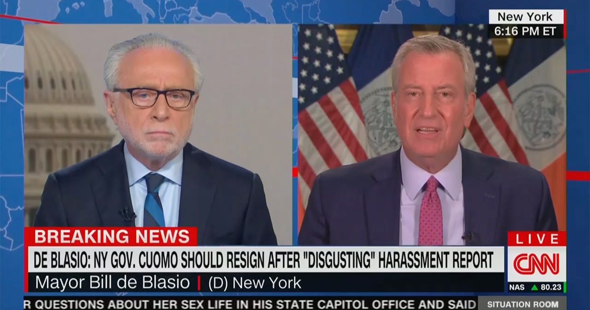 Bill de Blasio Blasts Andrew Cuomo's Slideshow as 'An Insult'