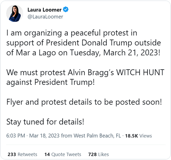 Trump's Protest Pitch Not Selling With Republicans or MAGA