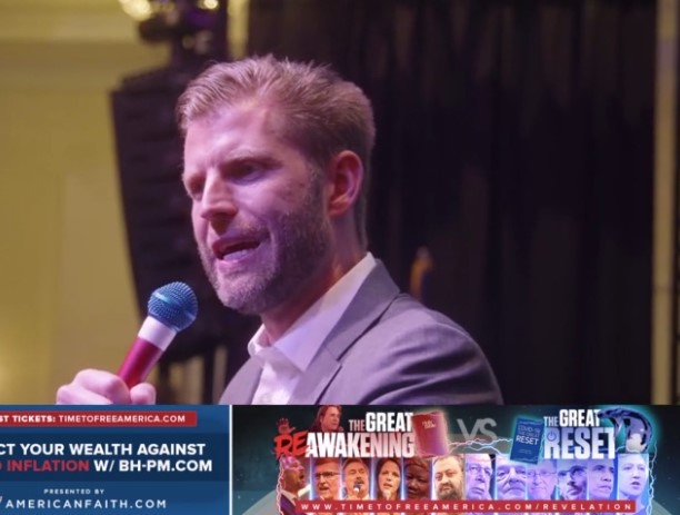 Eric Trump Speaks at Far-Right Conference at Trump Resort