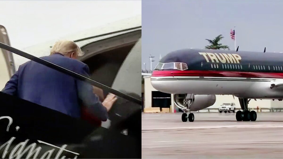 Trump ‘Jokingly’ Games Out Fleeing Country By Jet Plane To Avoid Prison ...