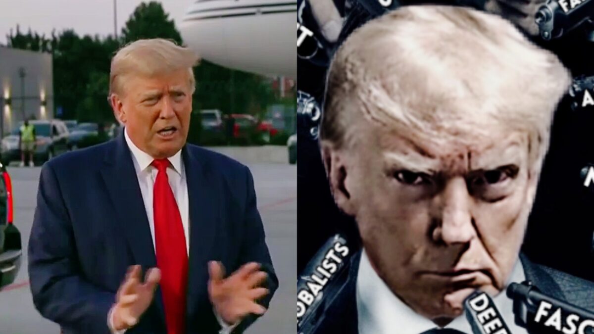 Trump Posts Meme Of Guns Pointed At His Face After Arrests