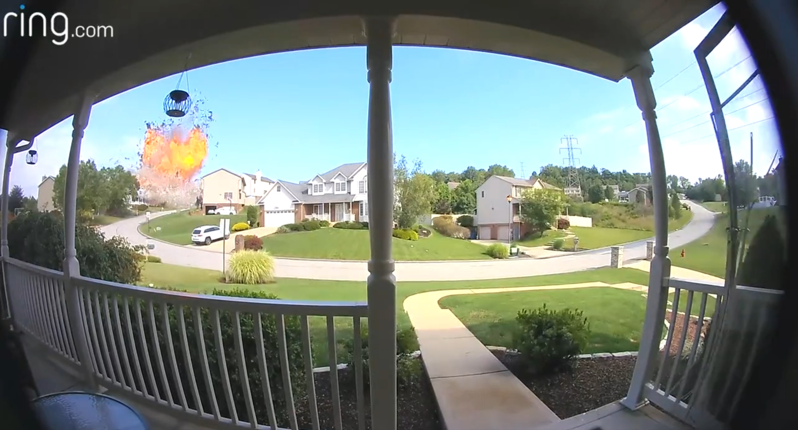 Ring Camera Footage Shows Pennsylvania House Blowing Up