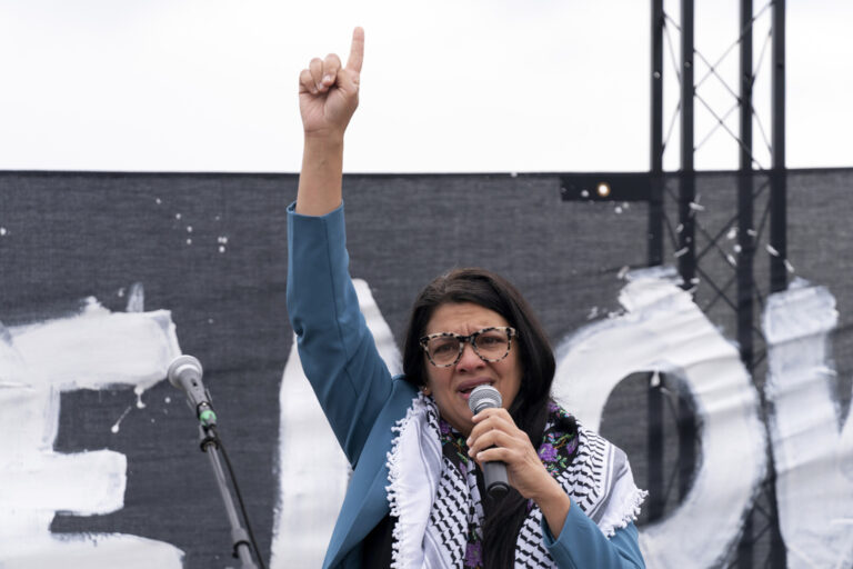 Rashida Tlaib Speaks At Confab Where U.S. Was Called 'Evil'