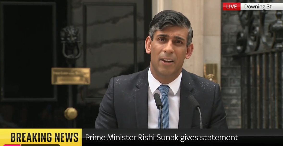 Prime Minister Rishi Sunak Calls General Election for July 4th