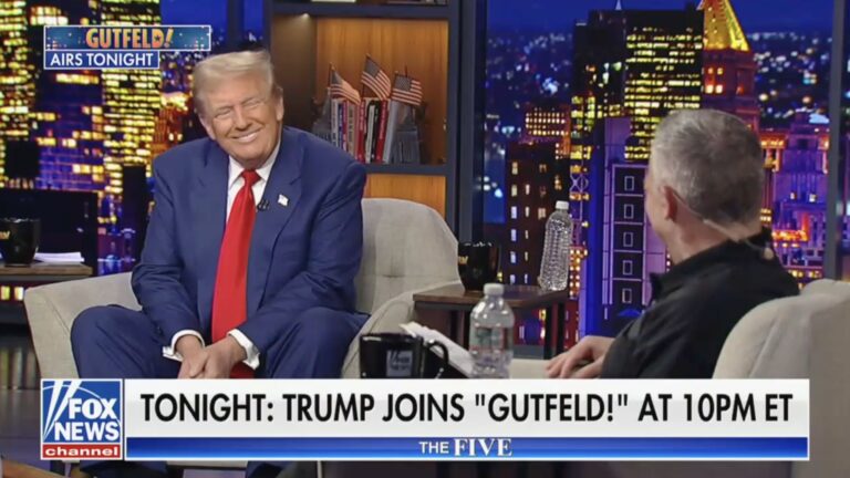 Gutfeld Pulls Biggest Audience EVER With Trump Appearance