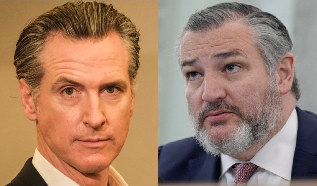 Newsom and Ted Cruz Trade Brutal Insults on Redistricting