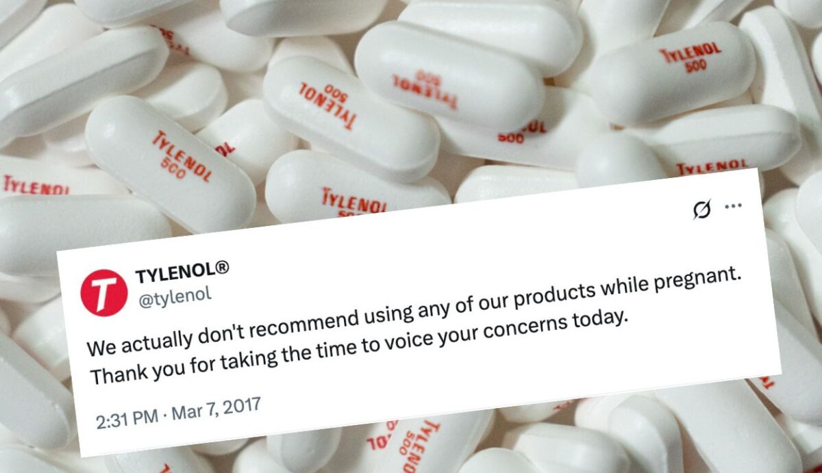 2017 Tylenol Post Warning Pregnant Women Goes Viral