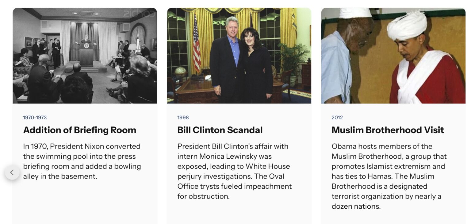 White House Adds Bill Clinton Sex Scandal to Official Site