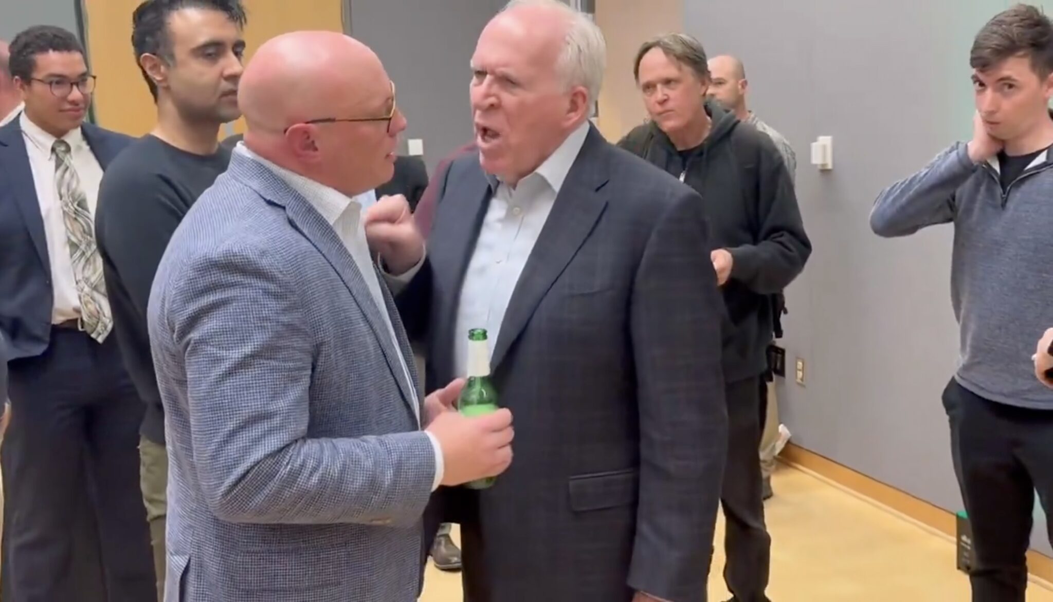 John Brennan Gets In Man's Face Over Biden Laptop Letter