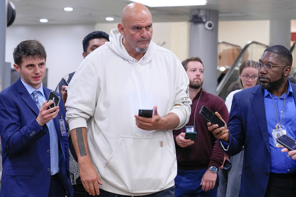 Sen. John Fetterman Hospitalized With Heart Issue After Fall