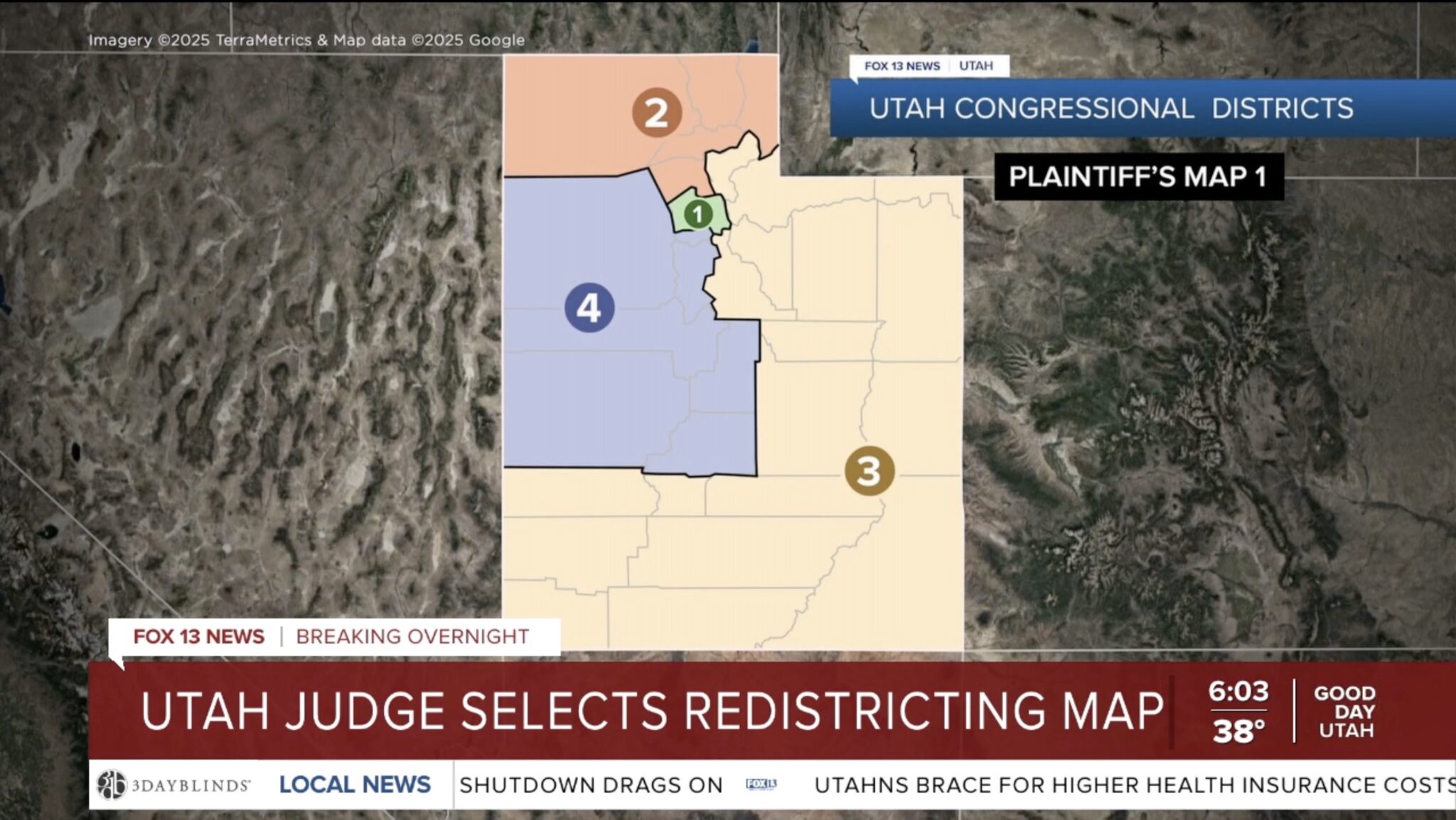 Dems Handed Win in Utah as Judge Rejects Redistricting Map
