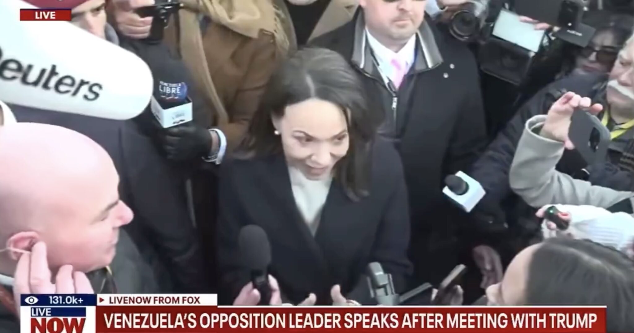 María Corina Machado Presents Trump With Nobel Peace Prize