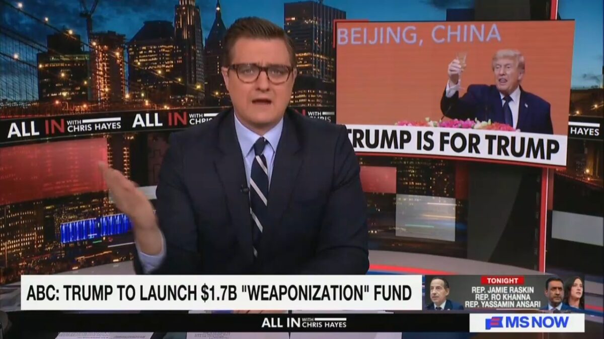 Chris Hayes Claims Trump Won't Leave Ballroom in 2028