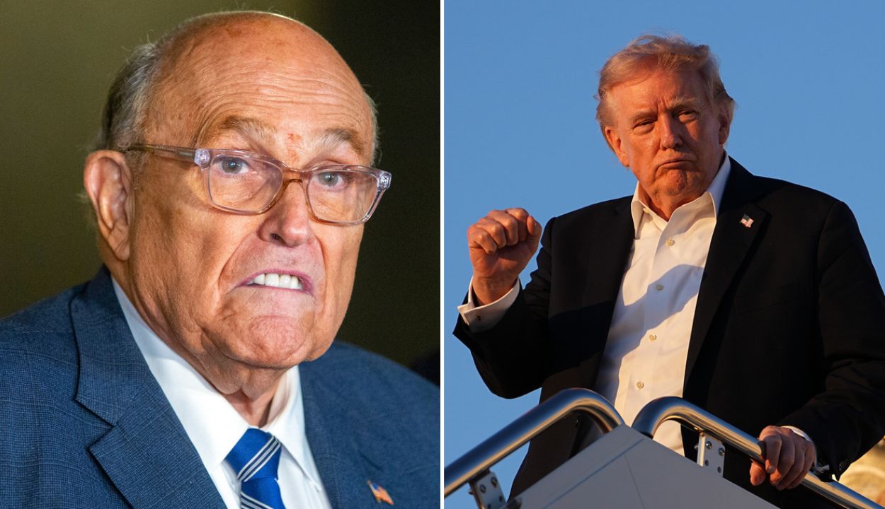 Trump Blames Left Lunatics for Putting Giuliani in Hospital