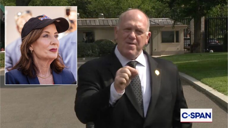 Tom Homan Spars With Reporter Over 'Punishing' NY
